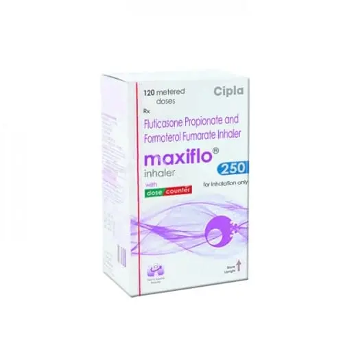 Maxiflo Inhaler 250 (Formoterol + Fluticasone Propionate) Online