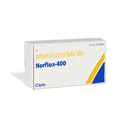 Norflox 400 Mg (Norfloxacin + Lactobacillus) Tablets Online at Best Price